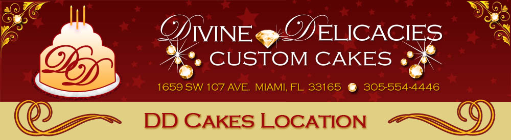 Divine Delicacies Custom Cakes - Best Cakes in Miami - Location