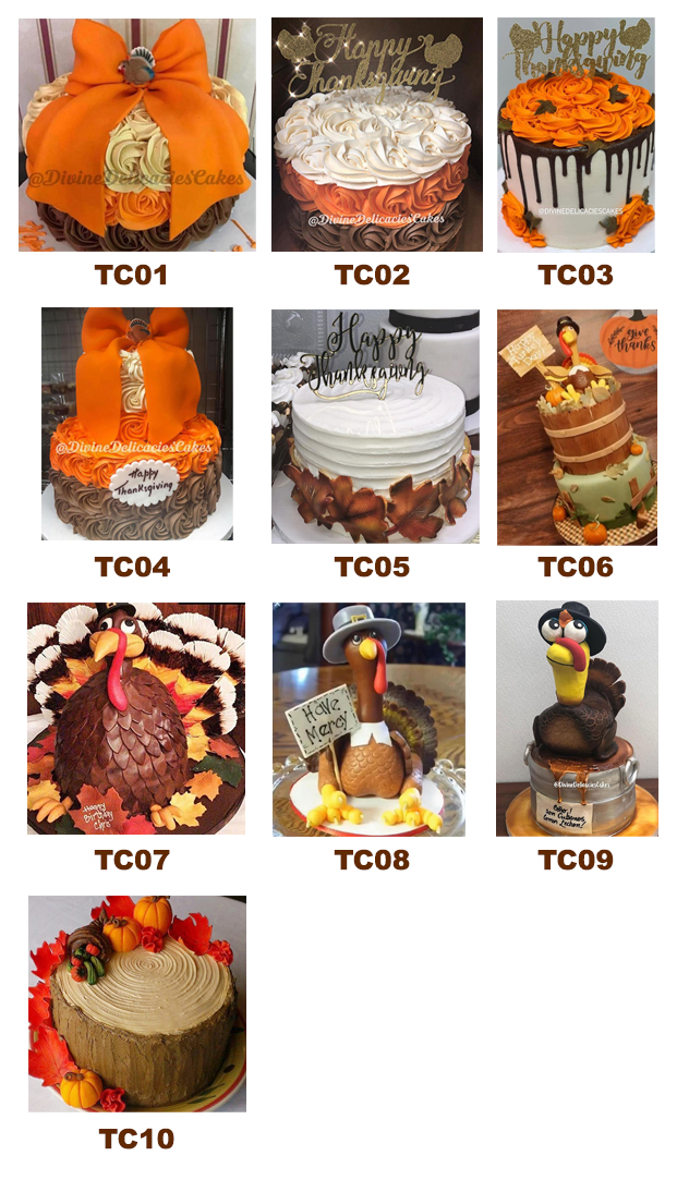 Thanksgiving Cakes Online Order – Divine Delicacies Custom Cakes